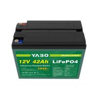 China Rv Deep Cycle Lifepo4 Battery 12V 42Ah  2000 Cycles for sale