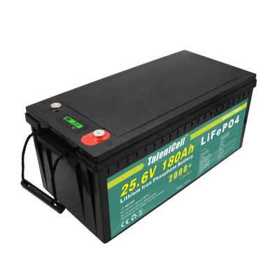 China 12v 24v 48v 200Ah 300Ah Lifepo4 Rechargeable Battery Pack 25.6V 180Ah for sale