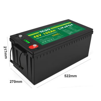 China 48volt 100ah Golf Cart Lifepo4 Battery 2000 Cycles LFP Prismatic Cells for sale
