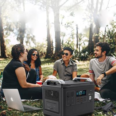China LiFePO4 Portable Power Station For Air Conditioner Fridge Home 2000w Lifepo4 Ups Solar Generator for sale