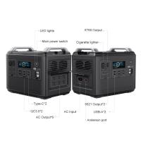China LiFePO4 Portable Power Station For Air Conditioner Fridge Home 2000w Lifepo4 Ups Solar Generator for sale