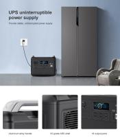 China LiFePO4 Portable Power Station For Air Conditioner Fridge Home 2000w Lifepo4 Ups Solar Generator for sale