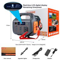China Home 110v 220v Camping Solar Generator 300W outdoor portable power station with car start for sale