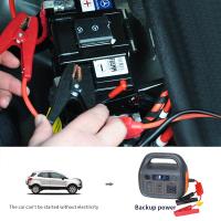 China Home 110v 220v Camping Solar Generator 300W outdoor portable power station with car start for sale