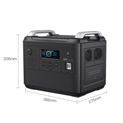 China New energy generator MPPT input two-way 2000W quick lifepo4 portable power station 2000w for sale