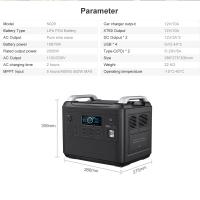 China Outdoor 2000W Two-Way 2000W Quick AC Output Multifunction Power Bank 2000W Solar Portable Generator for sale