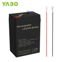 China 6.4V 4.5Ah 6v 5Ah Deep Cycle LiFePO4 Battery Rechargeable Lighting for sale