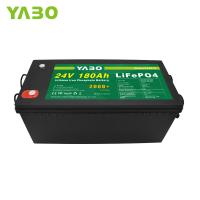 China High Quality Long Life 2000 Cycles Cheap Lithium Iron Phosphate 24V 180Ah Lifepo4 Battery Pack for sale