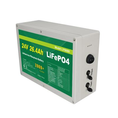 China Factory Customized Deep Cycle Lithium Lifepo4 Battery Pack 24V 26.4Ah for sale