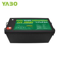 China 2000 Cycle Life 24V Lifepo4 Battery Cell Solar Lithium Iron Phosphate Battery 200Ah for sale