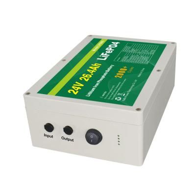 China 26.4Ah 25.6v Lifepo4 Battery Pack Deep Cycle For Solar Panel UPS Lithium Ion for sale