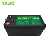China 6V 12V 48V Lithium 24v 200ah Lifepo4 Battery For Solar Energy Storage YB LF8010 for sale