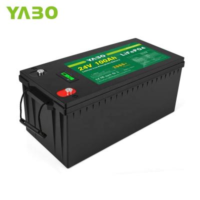 China 24 Volt Lifepo4 Battery Pack 24V 100Ah For Golf Carts Electric Vehicles E Bike for sale