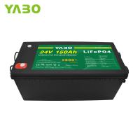 China 24v 150ah Lifepo4 Battery Lithium For Solar Energy Storage Systems for sale