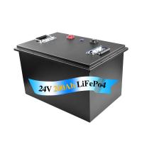 China 24 Volt Lifepo4 Forklift Battery Electric Waterproof Case Resume Monitor 200Ah for sale