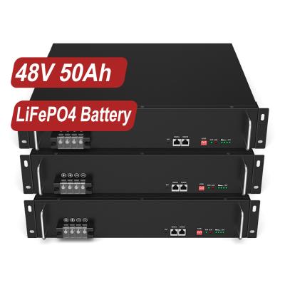 China High Energy Lithium Ion Battery 48V 50Ah 100Ah LiFePO4 For Solar Energy Storage Systems for sale