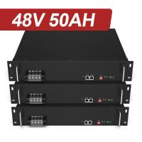China Custom Energy Storage Lithium Ion Batterie 48V 50Ah LiFePO4 for sale
