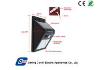 China ABS 20led solar powered sensor wall light PIR motion inductor IP65 for sale