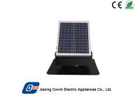 China Adjustable solar panel 20watt 9inch fanblade solar attic fan stainless steel for sale