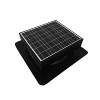 China 40watt 12inch Solar Powered Solar Vent Fan with DC brushless motor for sale