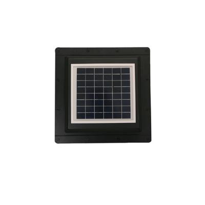 China Residential ABS Solar Vent Fan 8W 8 inch UV Resistant with DC Brushless Motor for sale