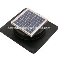 China 6w shielded DC brush motor solar roof ventilator ventilation fan for sale