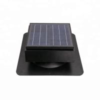 China Weather Resistance Solar Vent Fan 15w Roof Mounted With Steel Body Material for sale
