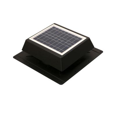 China 10W 9Inch Solar Roof Ventilator with solar panel powered and storage battery for sale