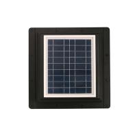 China 10W 9Inch Solar Roof Ventilator with solar panel powered and storage battery for sale