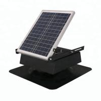 China Square Type Solar Powered Roof Fan , Solar Energy Roof Mounted Attic Exhaust Fans for sale