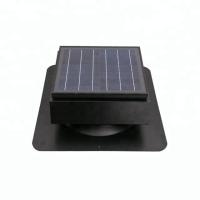 China 15W 9 Inch Solar Powered Attic Fan , Customized Color Solar Roof Turbine Ventilator 900CFM for sale