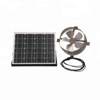 China 25W 12 Inch Solar Powered Gable Vent Fan Long Lifespan For Corrugated Steel Roof for sale
