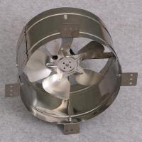 China 20W 12 Inch Solar Powered Gable Vent Fan Wall Mounted All Metallic Construction for sale