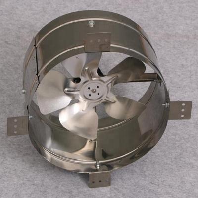 China 20W 12 Inch Solar Powered Gable Vent Fan Wall Mounted All Metallic Construction for sale