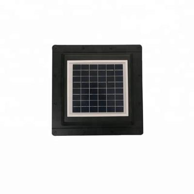 China Brushless Motor 12v Dc ABS Solar Vent Fan Roof Ventilator 8W 8IN With Adjustable Panel for sale