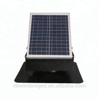 China Interior ventilation 25w 9inch Solar Attic Vent Fan with storage battery for sale