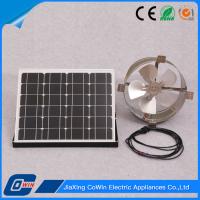 China Commercial Solar Powered Gable Vent Fan , Solar Gable Attic Vent Light Weight for sale