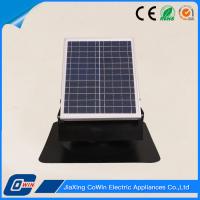 China 20W Stainless Steel Body Solar Roof Ventilator With Aluminium Fan Blade 9 Inch for sale