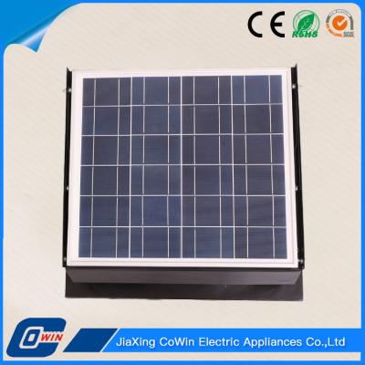 China Rechargeable 30W Solar Vent Fan Low Noise With Battery Operated 1600CFM for sale