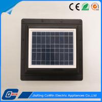 China Anti - UV ABS Solar Powered Attic Fan , Low Weight 10 Watt Solar Attic Fan for sale