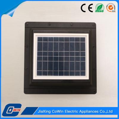 China Anti - UV ABS 10W Solar Powered Roof Exhaust Fan With 500cfm Output Capacity for sale