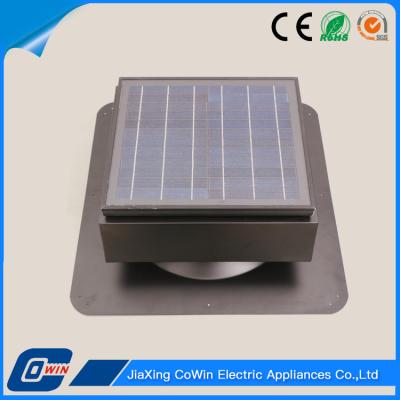 China 12 Volt Solar Panel Roof Vent Fan , Battery Power Solar Roof Exhaust Fan for sale