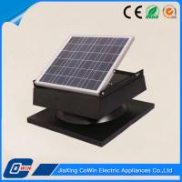 China 9 Inch Fan Blade Solar Panel Vent Fan , 30 Watt Solar Powered Roof Exhaust Fan for sale
