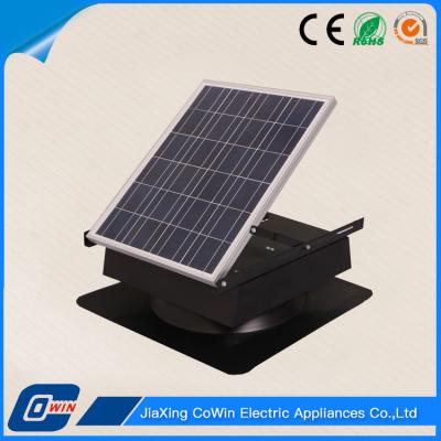 China Monocrystalline Panel Solar Roof Vent Fan , Solar Attic Exhaust Fans With Thermostat for sale