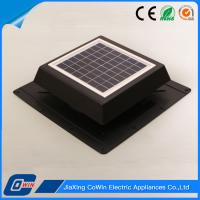 China Home Appliance Solar Panel Roof Fan , Solar Roof Mounted Power Attic Ventilator for sale