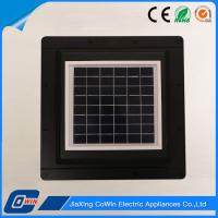China Home Appliance Solar Panel Roof Fan , Solar Roof Mounted Power Attic Ventilator for sale