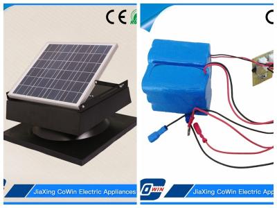 China Matte Black Solar Ventilation Fan Kit 30W PV Power For Home Roof for sale