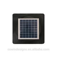 China Roof Mounted 6W Solar Powered Attic Vent Fan With Aluminium Alloy Material for sale