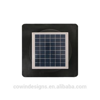 China Roof Mounted 6W Solar Powered Attic Vent Fan With Aluminium Alloy Material for sale