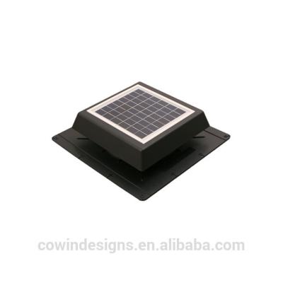China ABS 8W 12v Solar Powered Roof Ventilator With Black Color / Customized Color for sale